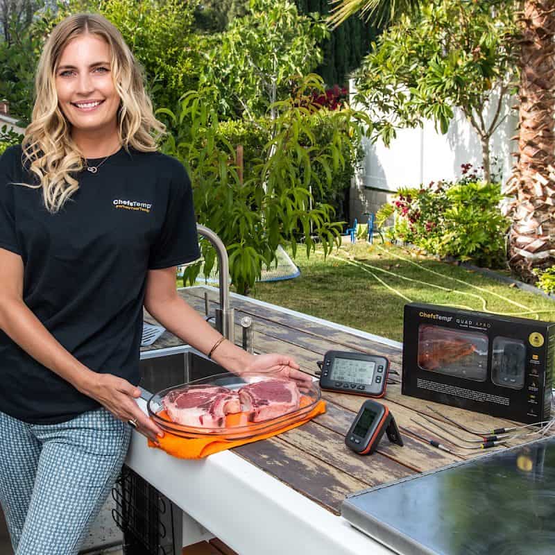 Wiress Meat Thermometer for Cooking, Smoking, BBQ Temp Monitoring ...