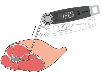 Accurate Temperature Reading with a Meat Thermometer | ChefsTemp